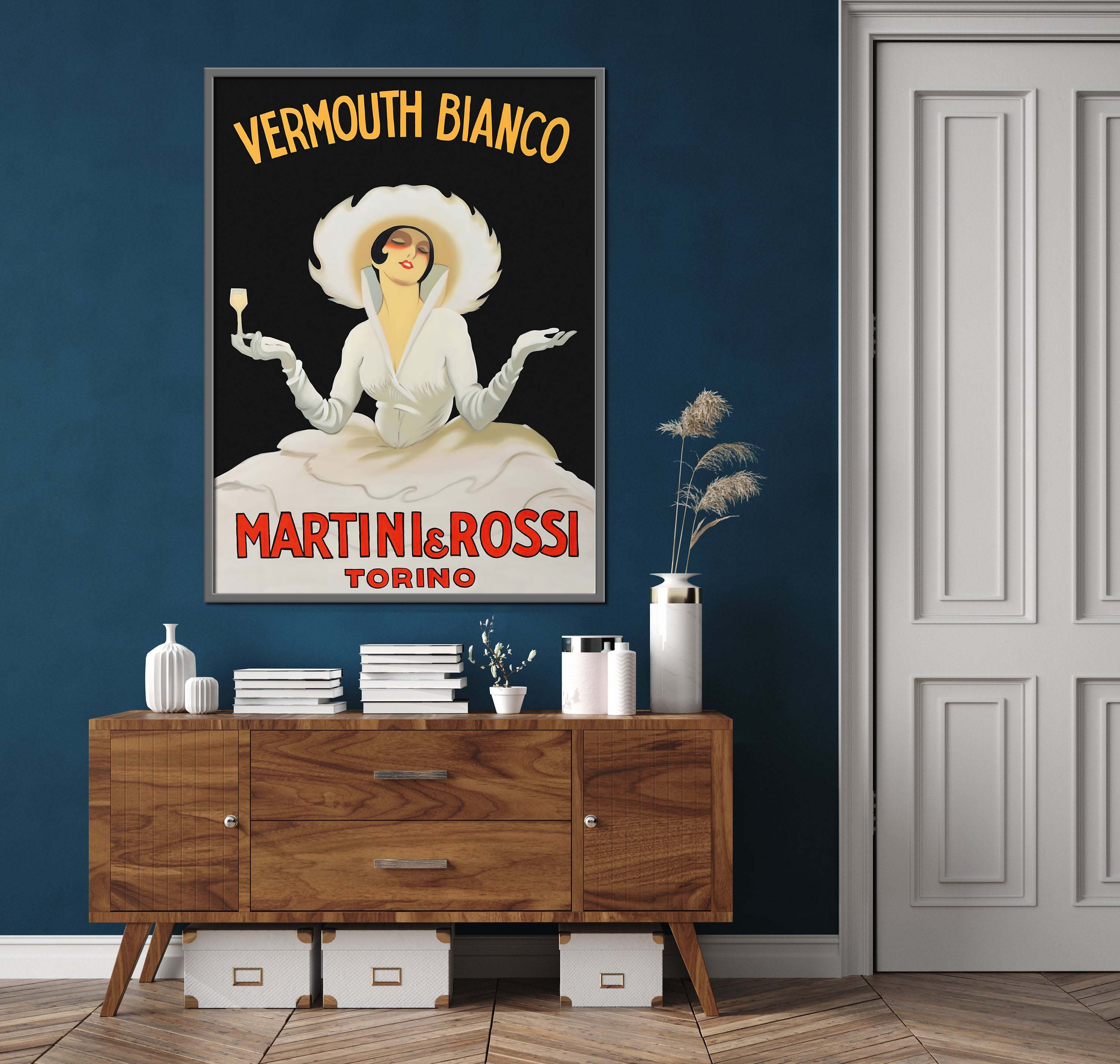 Martini & Rossi Vintage Kitchen Poster Downloadable Art | Etsy