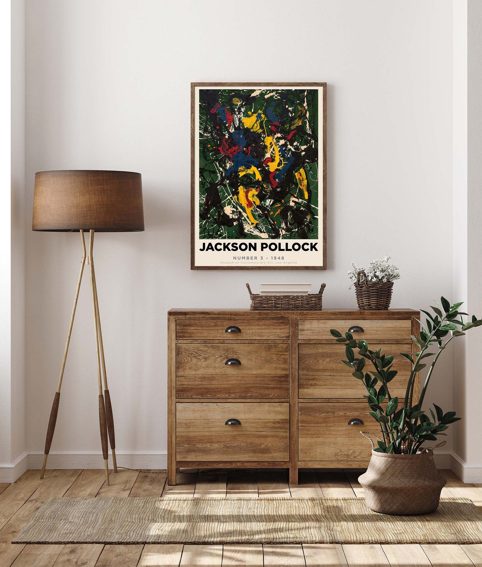 Jackson Pollock Number 3 Printable Art Instant Download - Etsy