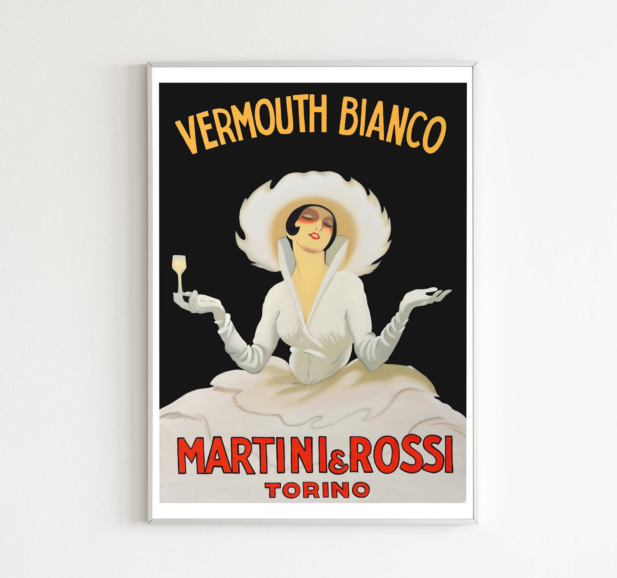 Martini & Rossi Vintage Kitchen Poster Downloadable Art | Etsy