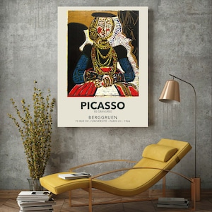 Picasso Exhibition Poster Vintage Downloadable Art Print - Etsy