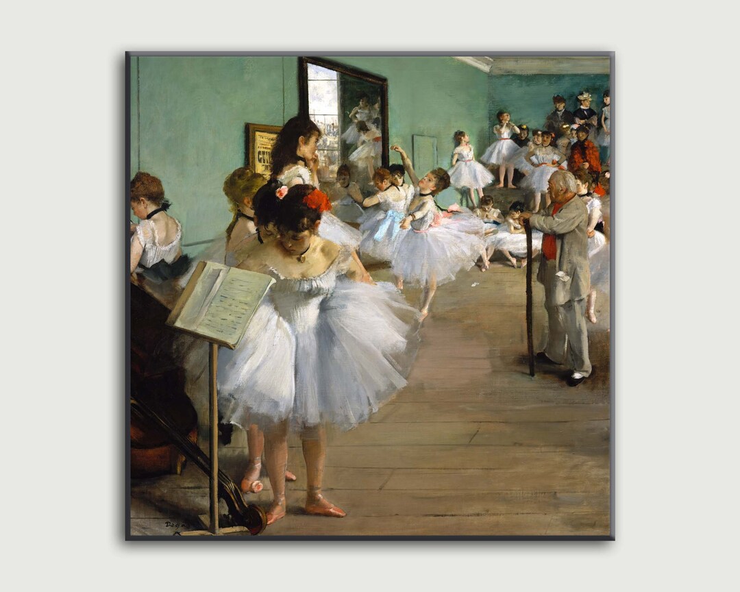 Edgar Degas - the Dance Class, Printable Poster, Art Print, Instant ...