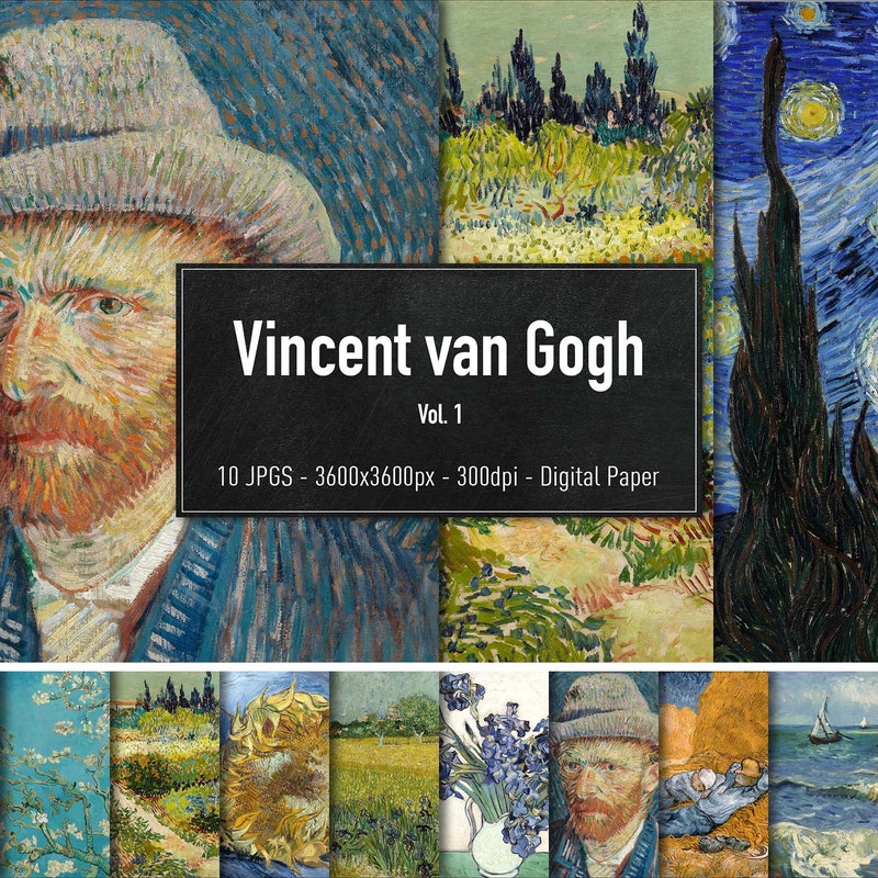 Van Gogh Svg - Etsy