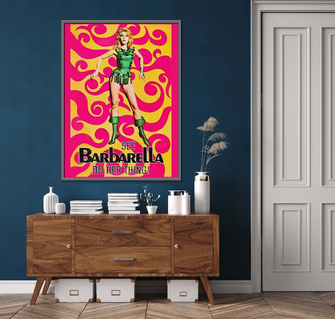Barbarella Poster Vintage Jane Fonda Cinema Poster - Etsy