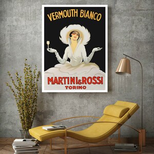 Martini & Rossi Vintage Kitchen Poster Downloadable Art | Etsy