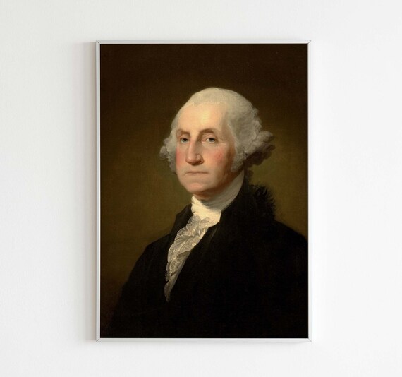 George Washington Poster President of the United States Art - Etsy
