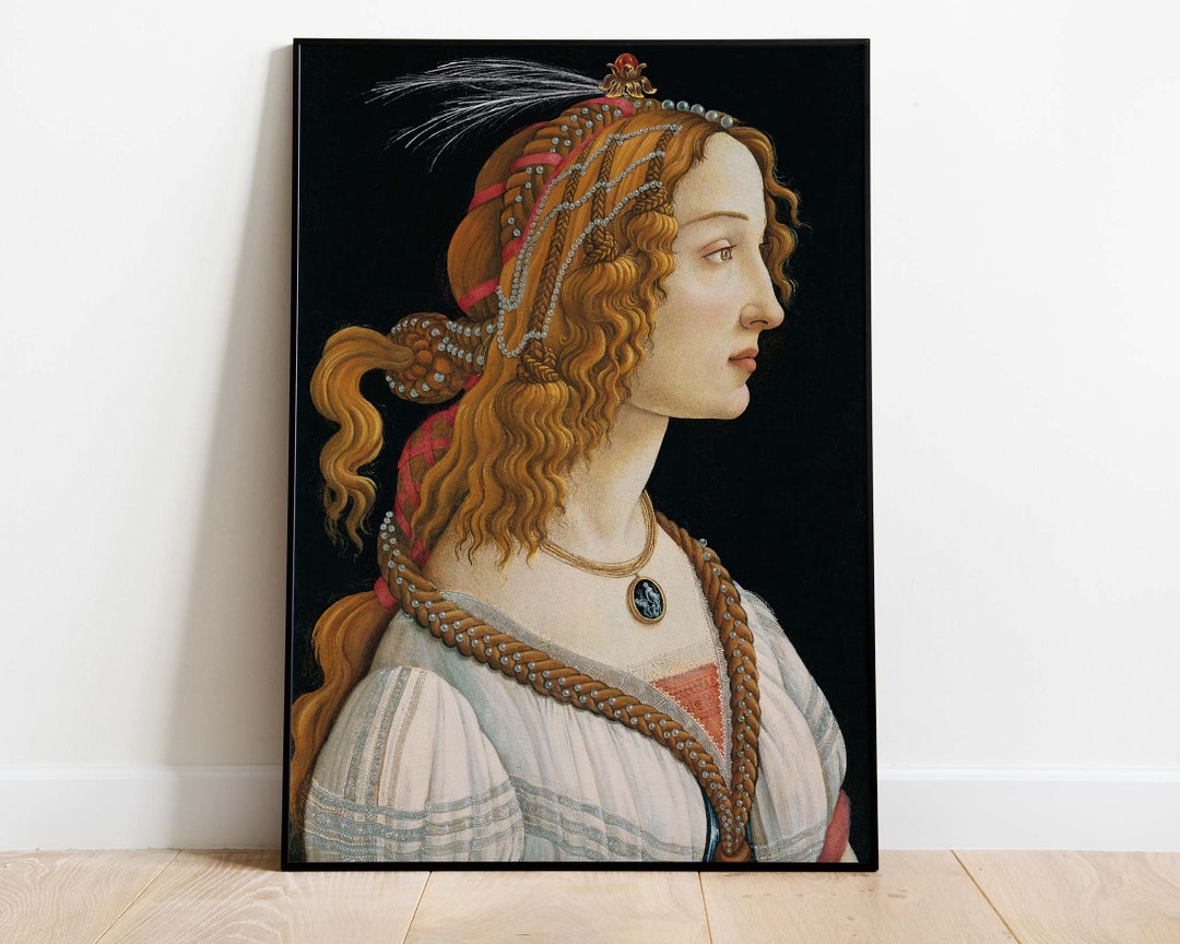 Sandro Botticelli - Idealized Portrait of a Lady, Printable Art ...