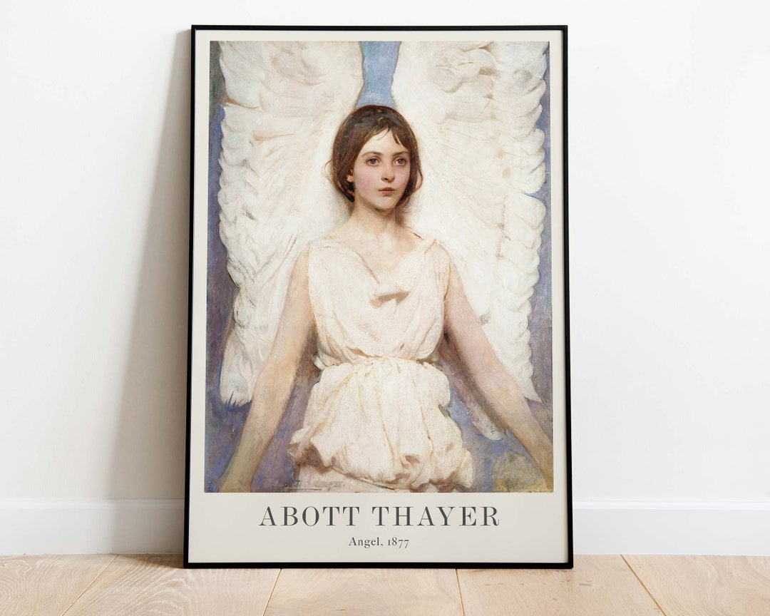 Abbott Thayer - Angel, Printable Poster, Art Print, Instant Download - Etsy