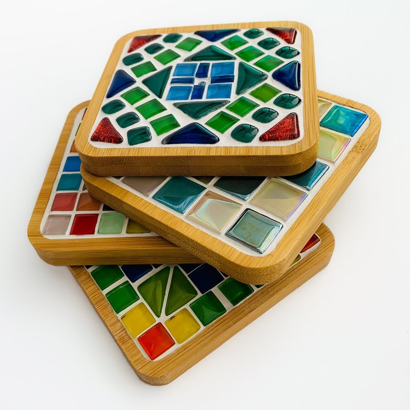 Mosaic Coaster - Etsy