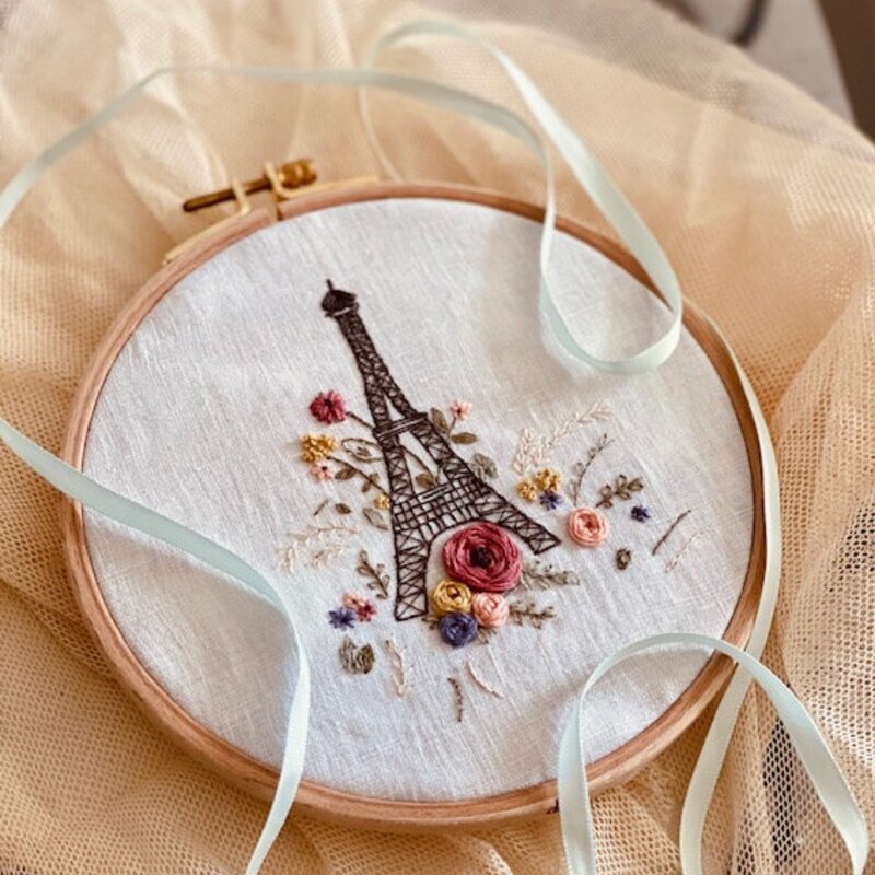 Paris Embroidery - Etsy