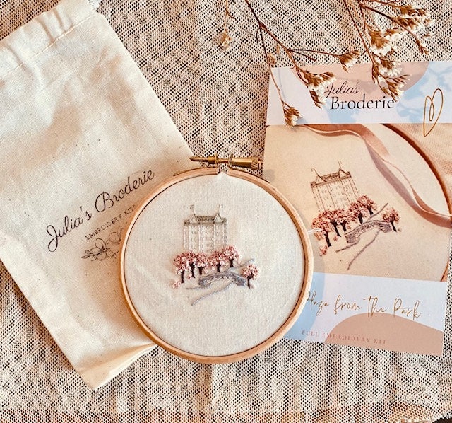Upper West Side Embroidery Kit — Julias Broderie
