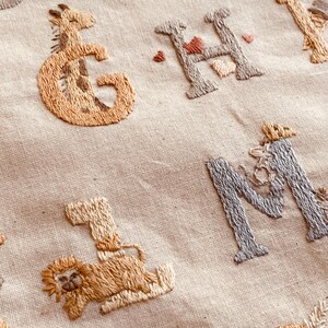 Alphabet Sampler, Embroidery Kit, Nursery - Etsy