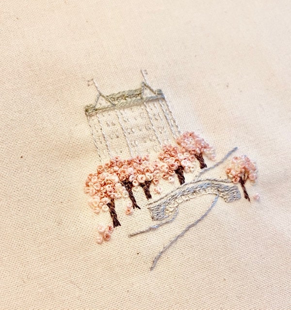 Upper West Side Embroidery Kit — Julias Broderie