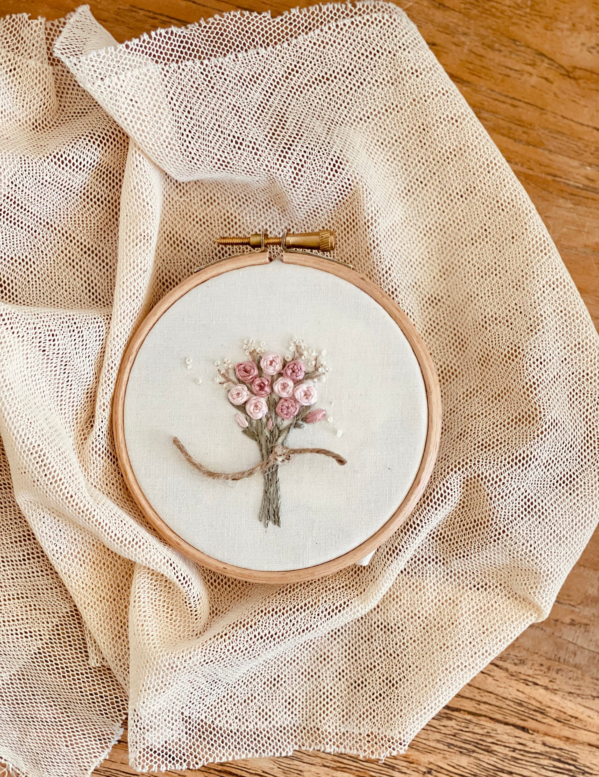 Beginner Embroidery PDF Pattern Rose Bouquet PDF - Etsy