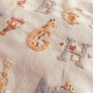 Alphabet Sampler, Embroidery Kit, Nursery - Etsy
