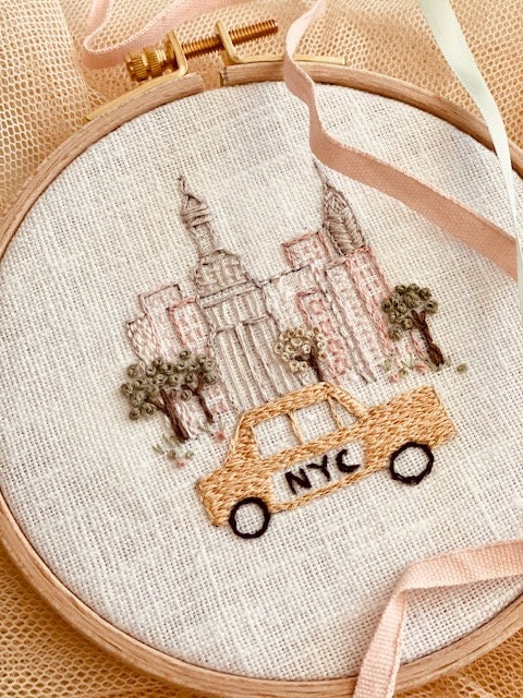 Upper West Side Embroidery Kit — Julias Broderie