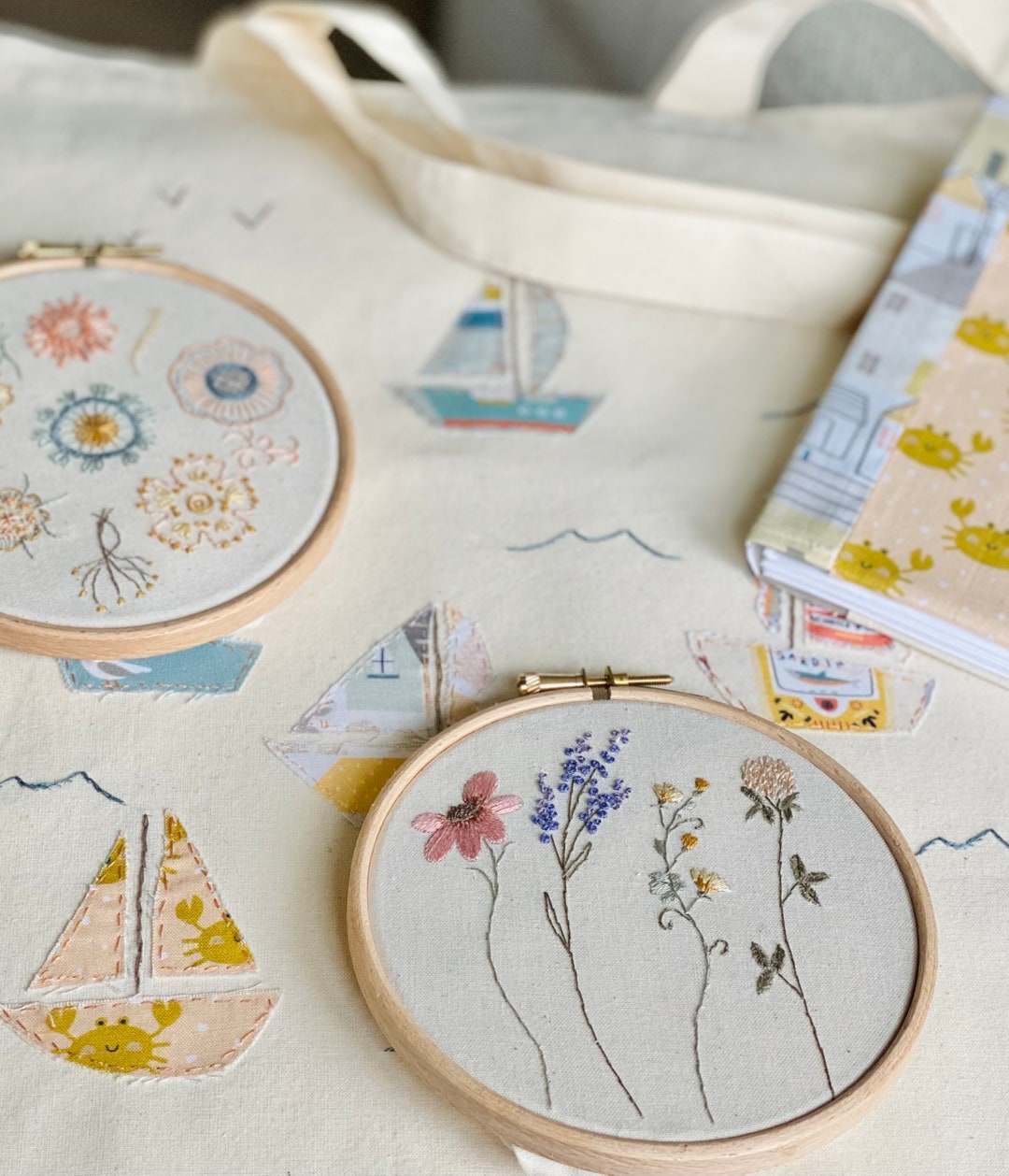 New Summer Box 2024! Fun Seasonal Embroidery Kits and Projects - Etsy