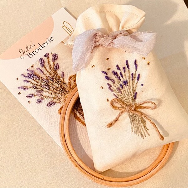 Lavender Hand Embroidery - Etsy