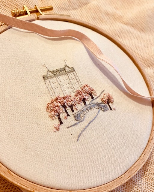 Upper West Side Embroidery Kit — Julias Broderie
