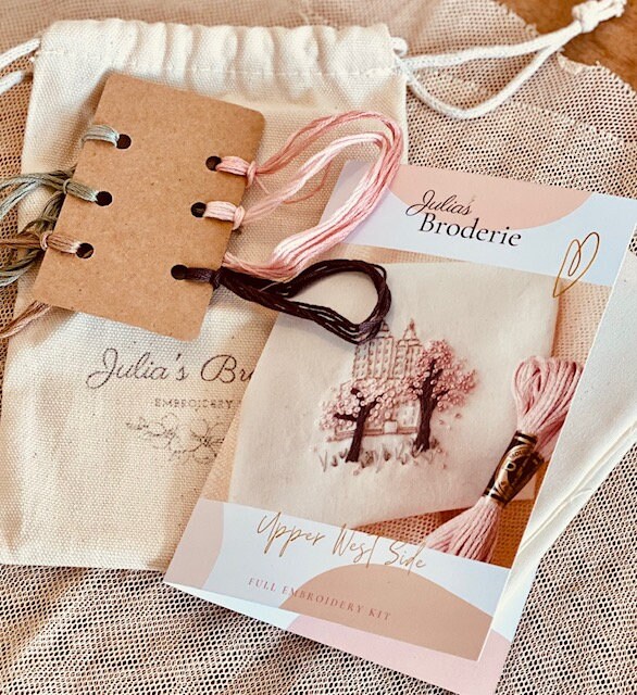 Upper West Side Embroidery Kit — Julias Broderie