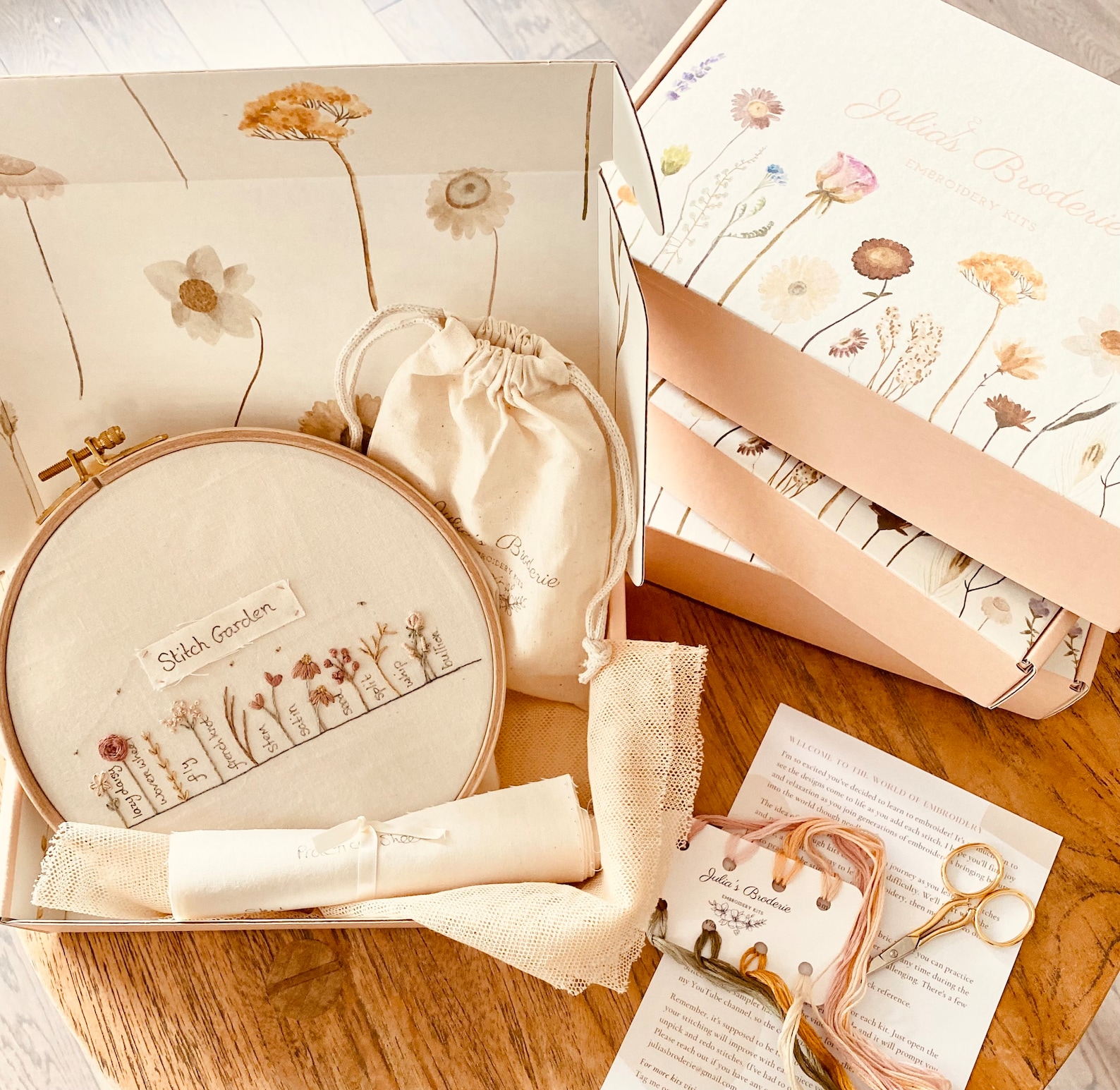 Learn to Embroider Journey Box, Beginner Embroidery Kit, DIY Embroidery ...