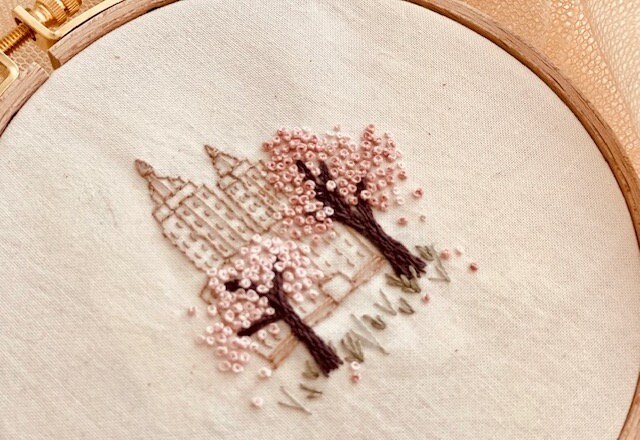 Upper West Side Embroidery Kit — Julias Broderie