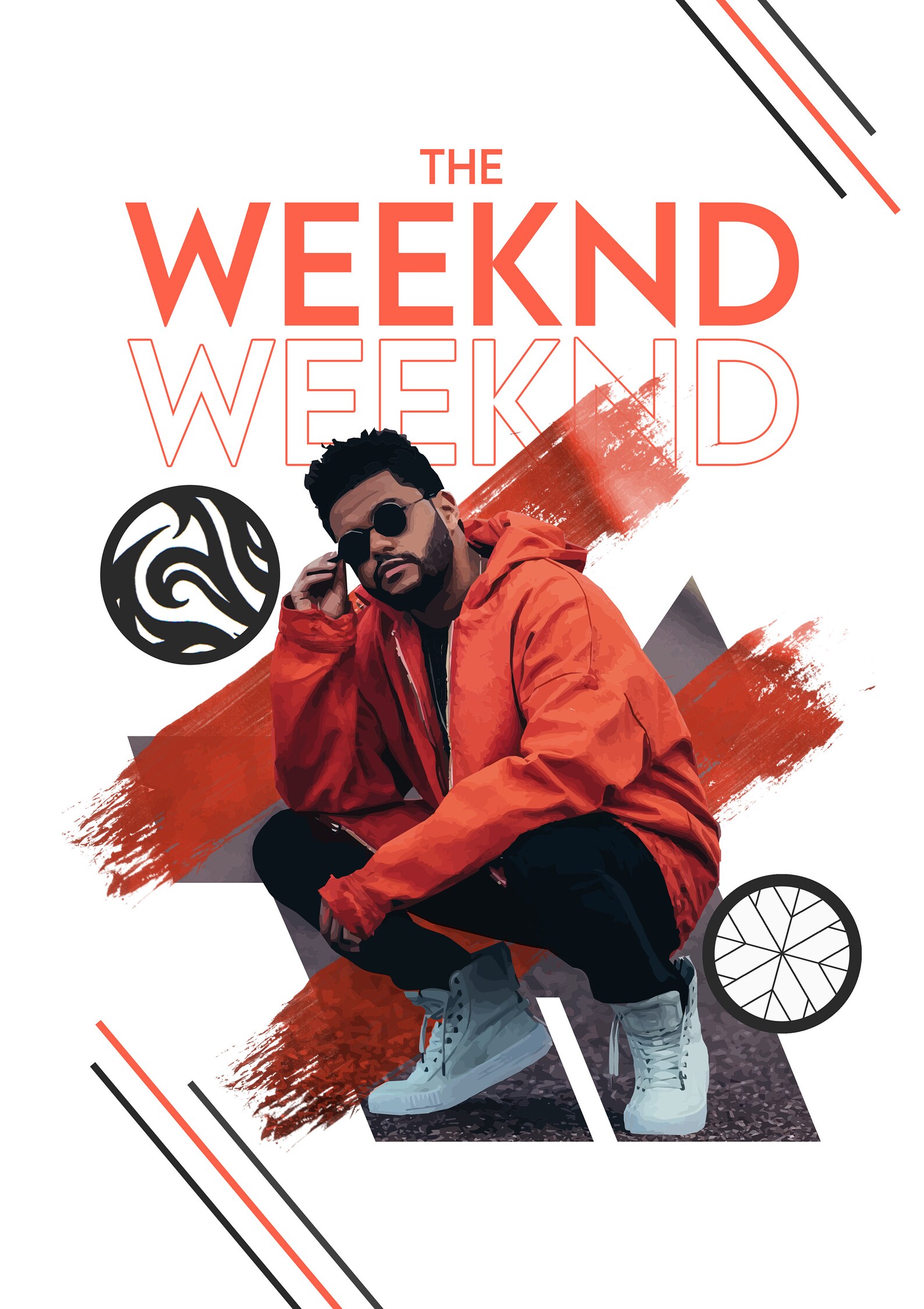 The Weeknd Poster Print Art | Etsy