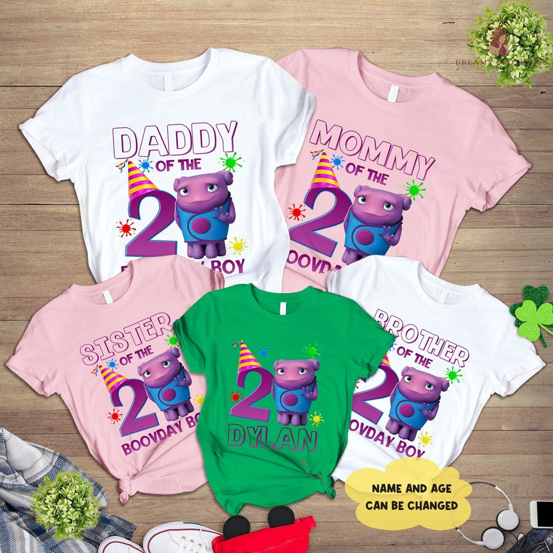 Personalization Boov Oh Birthday Shirt Boov Oh Family Shirt - Etsy