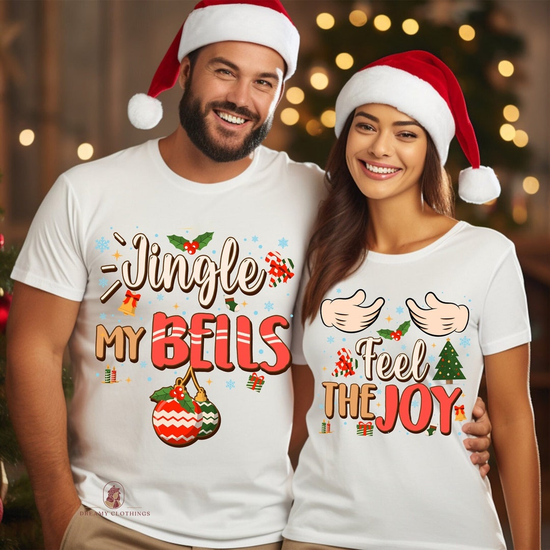 Jingle Balls And Tinsel Tits Shirts Funny Couples Christmas Etsy