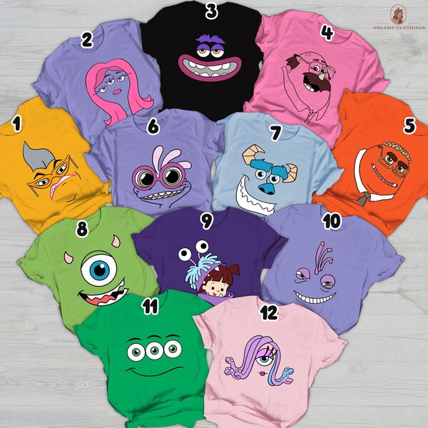 Halloween Monster Inc Shirts - Etsy