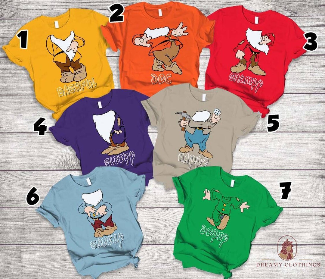 7 Dwarfs Halloween Costume, Seven Dwarfs Costume Adults Kids, 7 Dwarfs ...