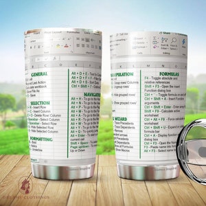 Excel Tumbler Freak in the Sheets Excel Themed Gift Office - Etsy