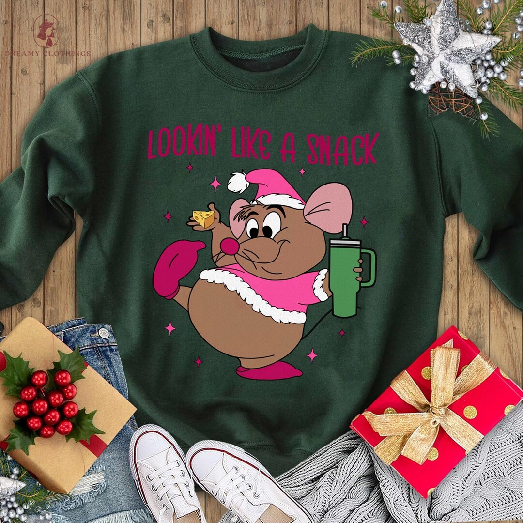 Funny Gus Gus Shirt Looking Like A Snack Shirt Pink Christmas - Etsy