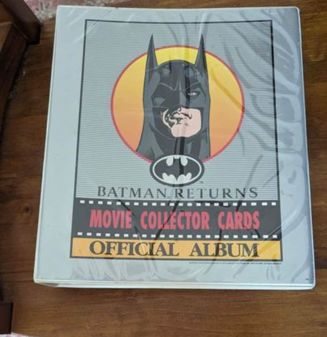 RARE Batman Returns 1992 Movie Collector Cards Official Album Full Set ...