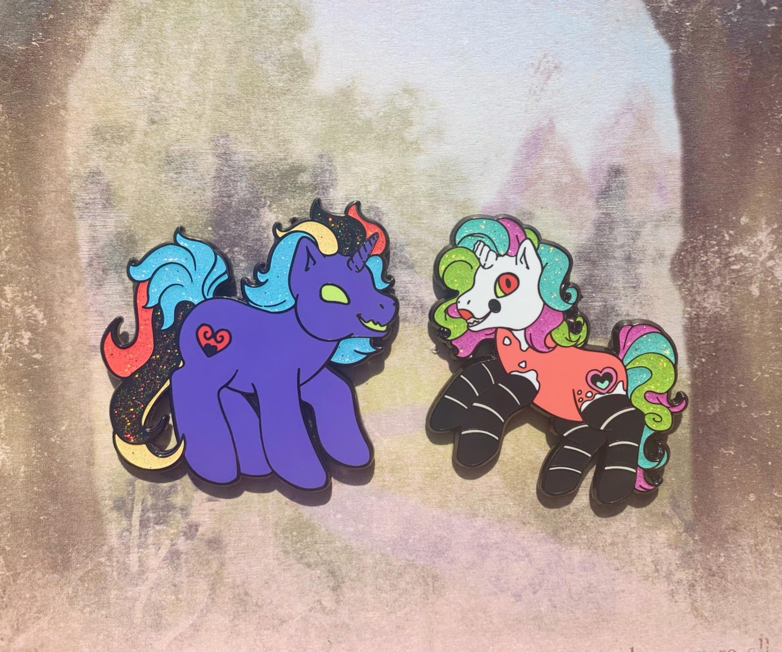 My Little Hellborn Helluva Boss MLP Inspired Hard Enamel - Etsy