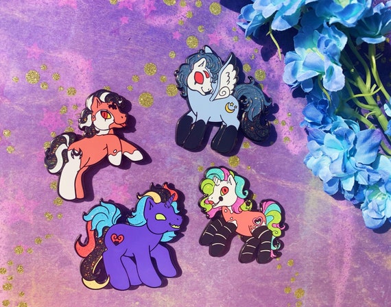 My Little Hellborn Helluva Boss MLP Inspired Hard Enamel - Etsy UK