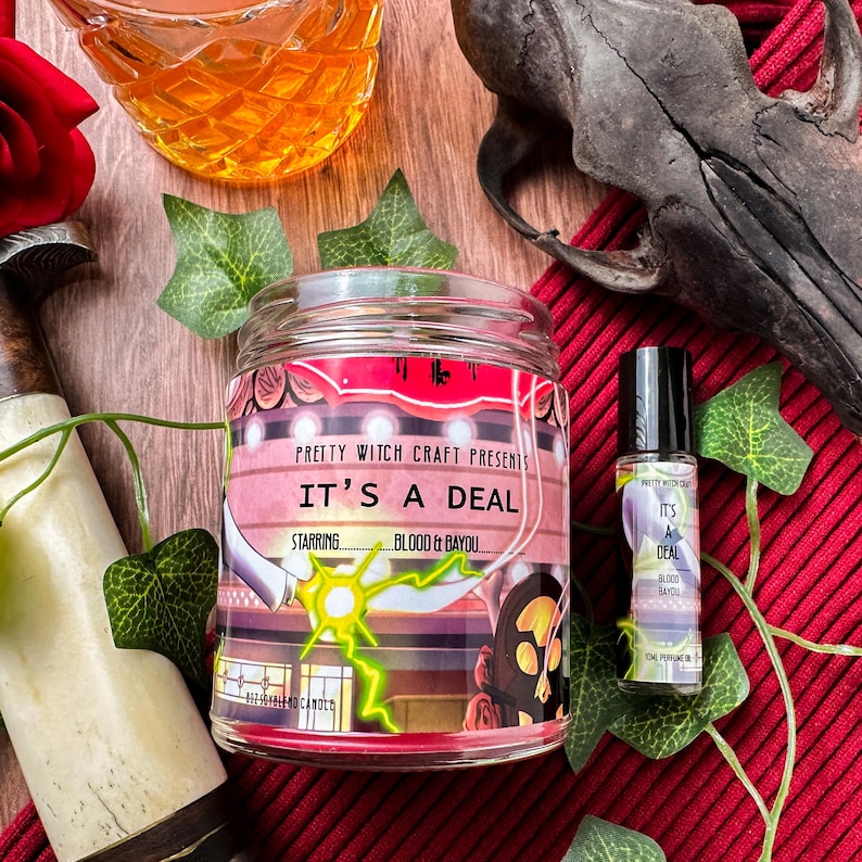 Human Alastor Hazbin Hotel "it's A Deal" Perfume Oil Roller Ball ...