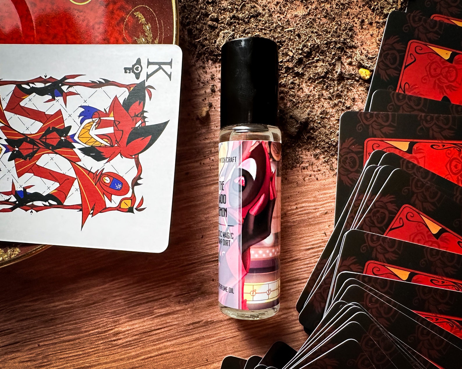 Alastor Hazbin Hotel "radio Demon" Perfume Oil Roller Ball - Etsy