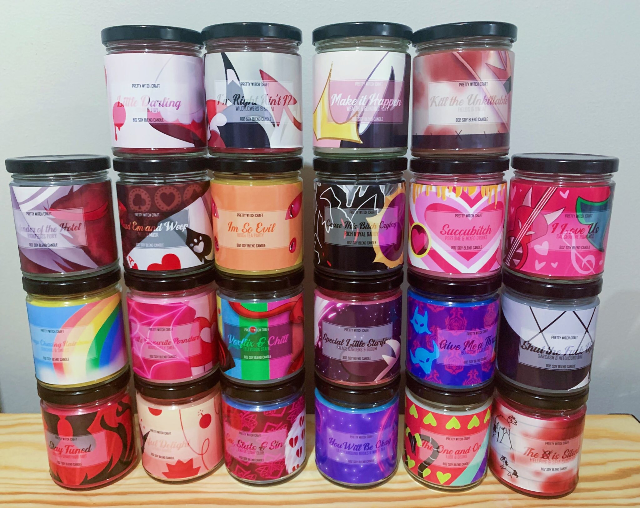 Blitzo "the O is Silent" Helluva Boss Inspired Soy Candle - Etsy