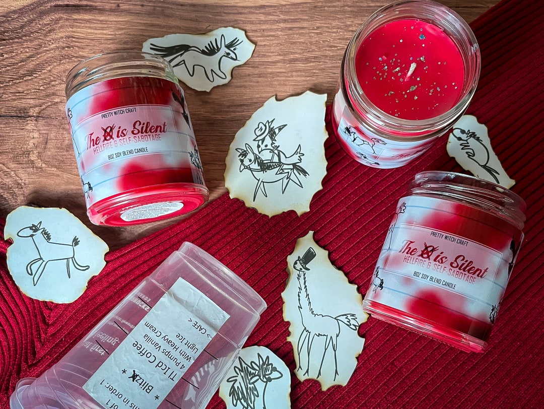 Blitzo "the O is Silent" Helluva Boss Inspired Soy Candle - Etsy