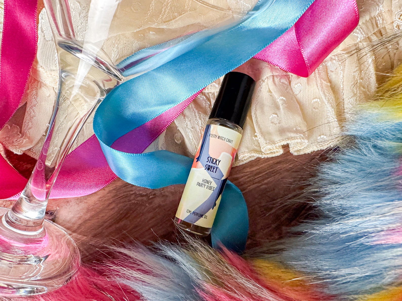 Bee-lzebub Helluva Boss Honey and Cotton Candy Perfume Oil Roller Ball ...
