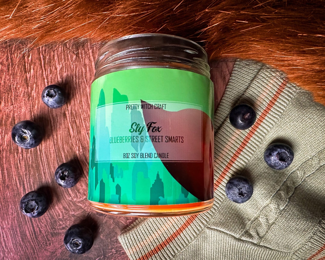 Sly Fox - Nick - Zootopia Inspired Soy Candle - Blueberry and Street ...