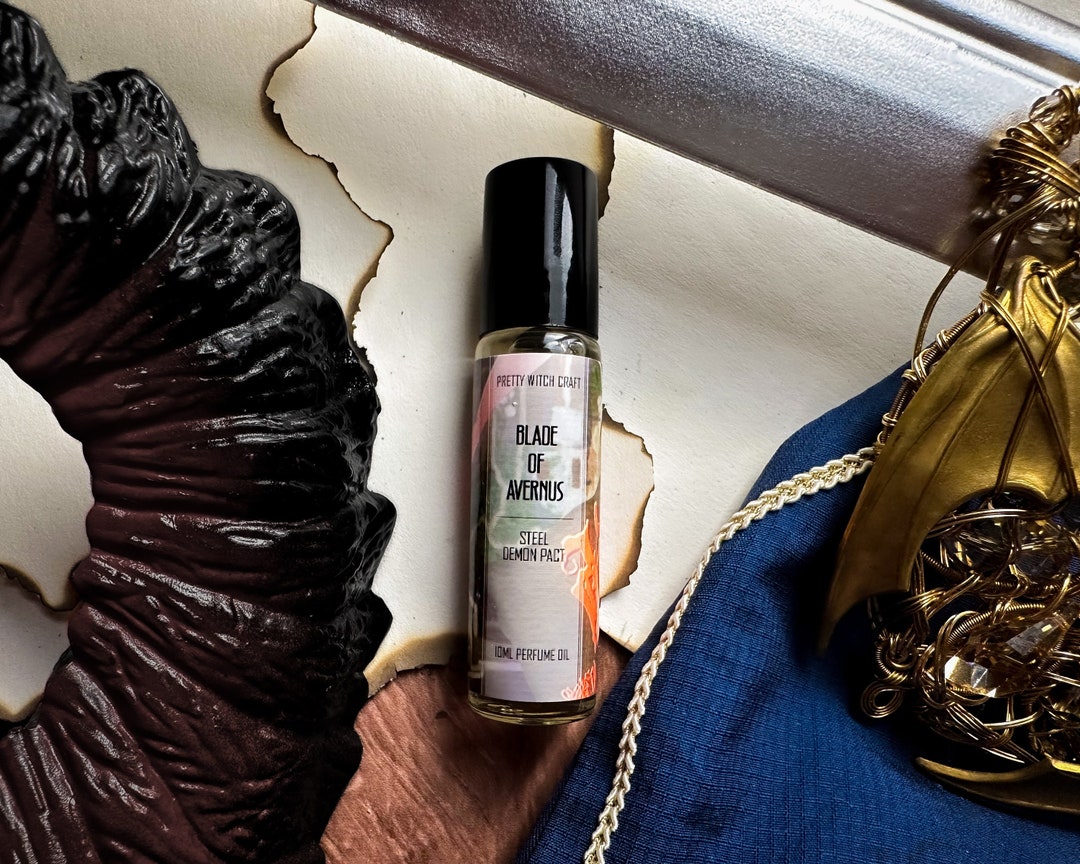Wyll Blade of Avernus BG3 Leather, Steel, and Jasmine Perfume Oil ...