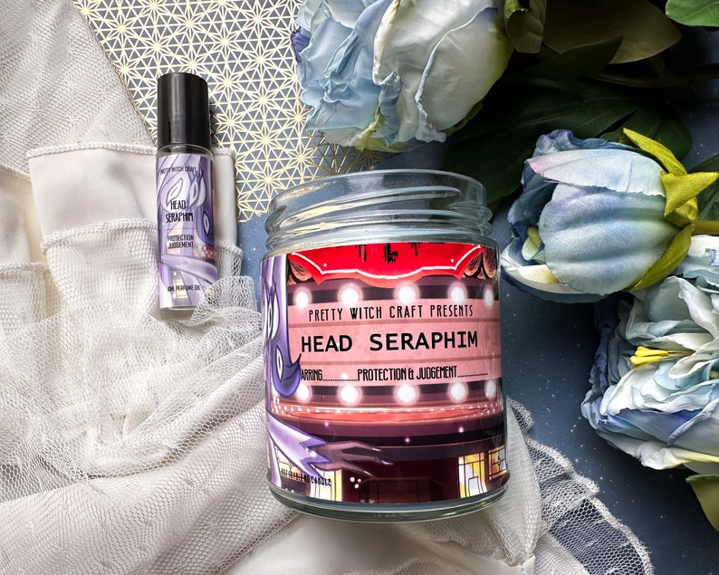 Sera Hazbin Hotel "head Seraphim" Inspired Soy Candle - Etsy