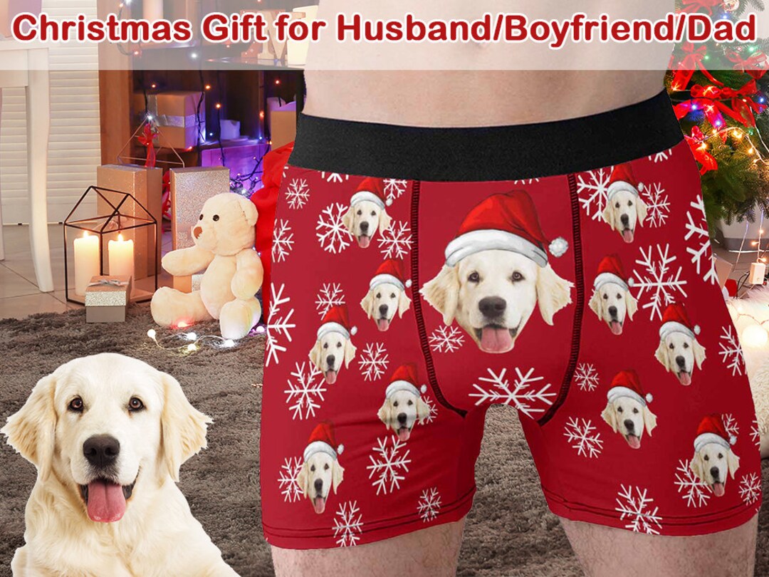 Personalized Boxers With Face for Christmas Custom Underwear - Etsy