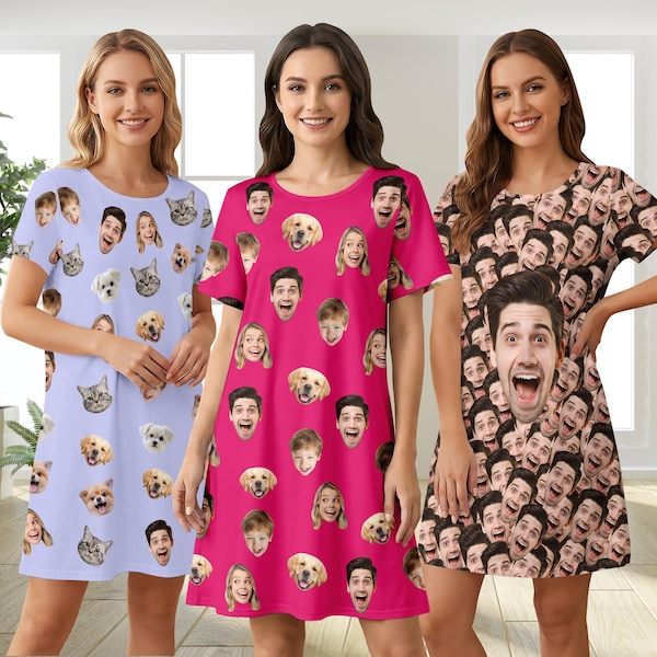 Custom Photo Dress for Women - Etsy