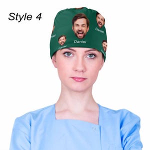 Custom Face Scrub Cap, Personalized Nurse Surgical Cap - Etsy
