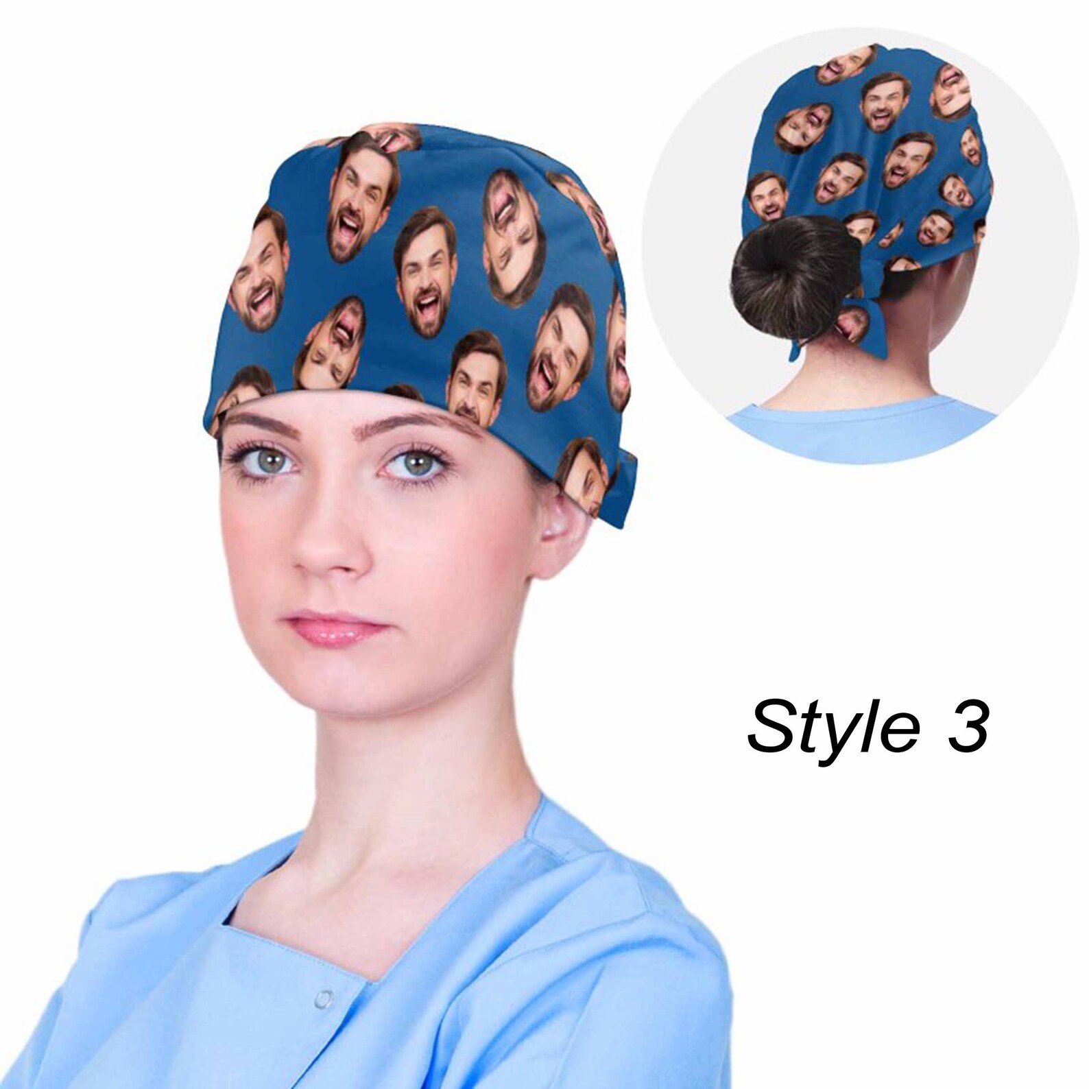 Custom Face Scrub Cap, Personalized Nurse Surgical Cap - Etsy