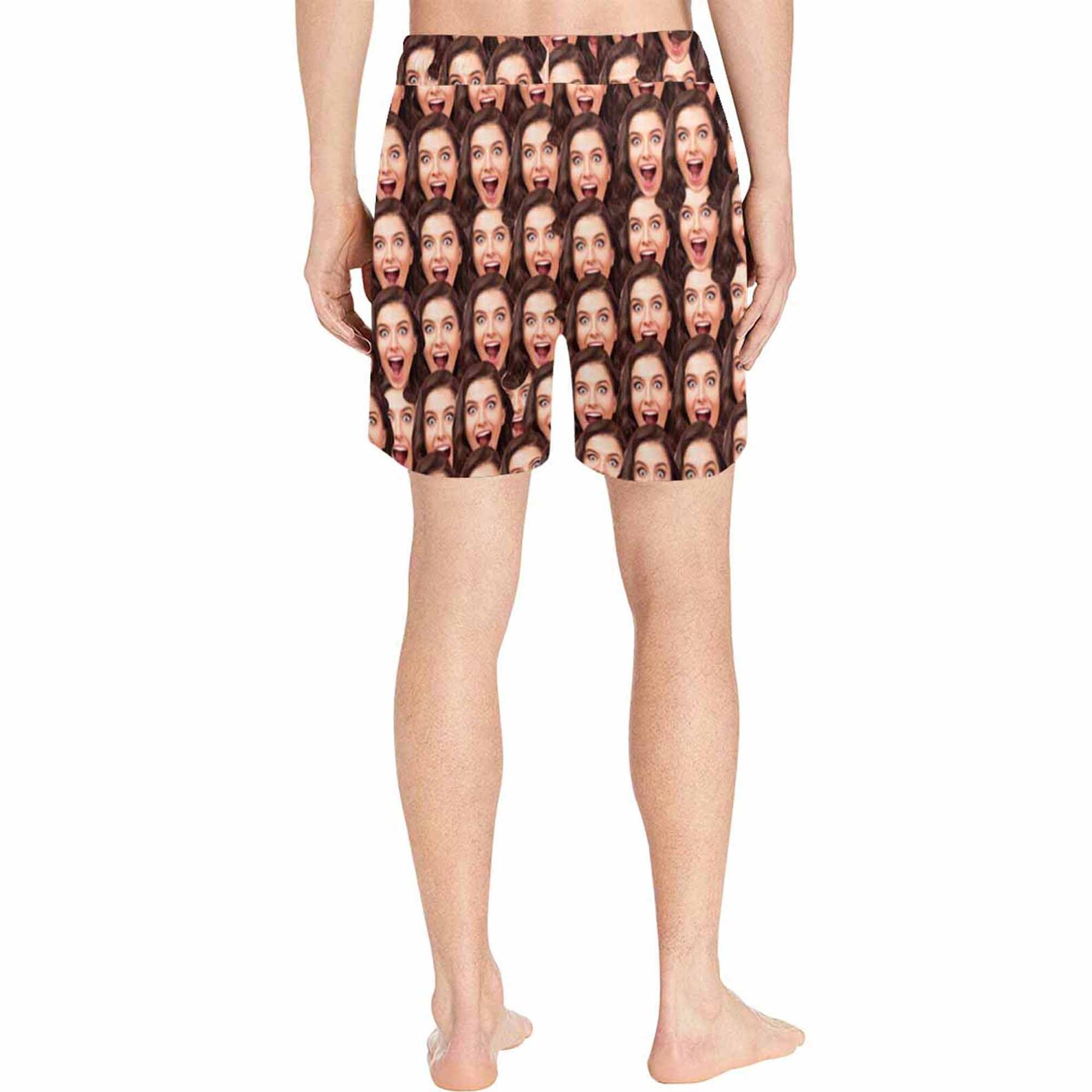 Personalized Multi Face Swim Shorts Custom Beach Shorts With - Etsy
