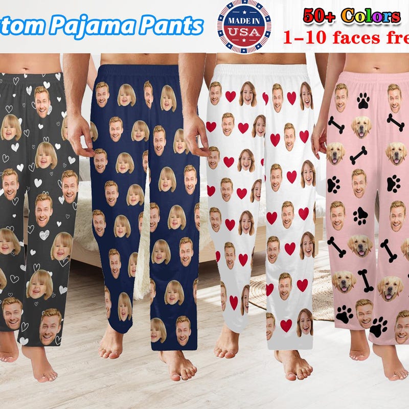 Custom Pajama Pants - Etsy