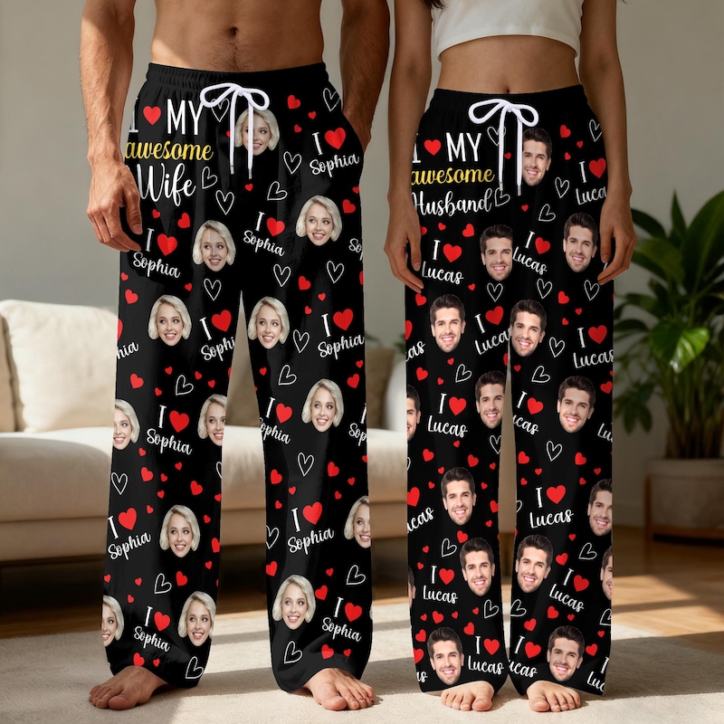I Love My Boyfriend Pants - Etsy